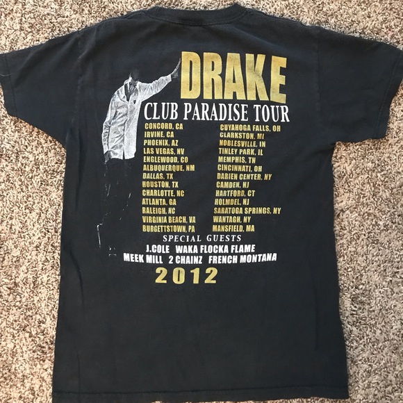 Shirts | 212 Drake Tour T Shirt | Poshmark